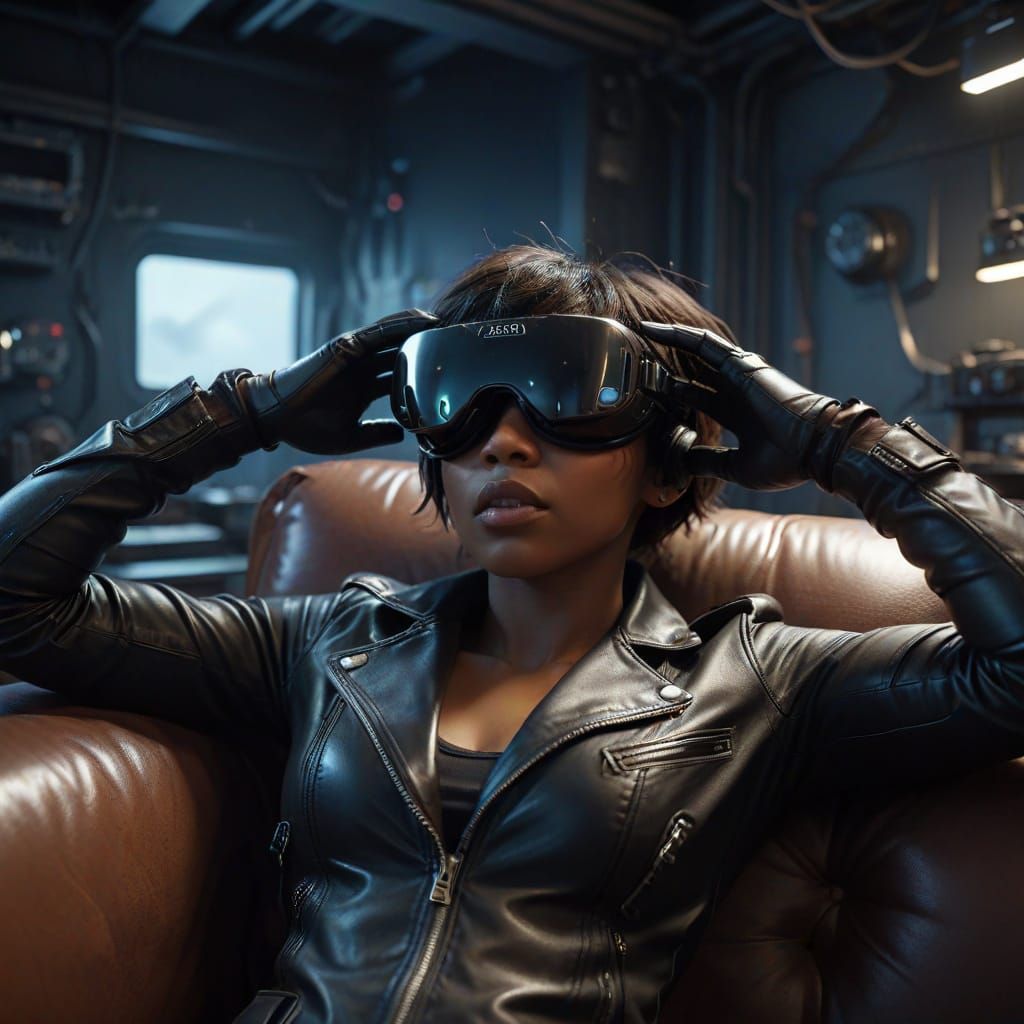 ⌨🖥In the near future, an adorable young woman, named Rikki, with a ...