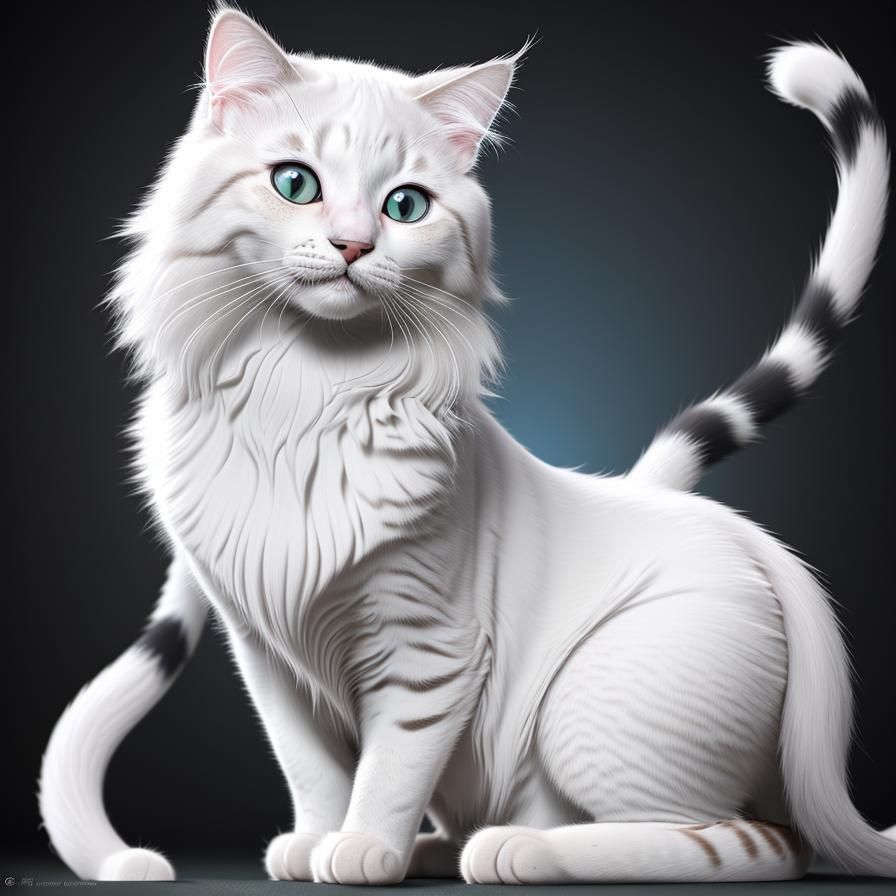 Sweet Feline Fusion - AI Generated Artwork - NightCafe Creator