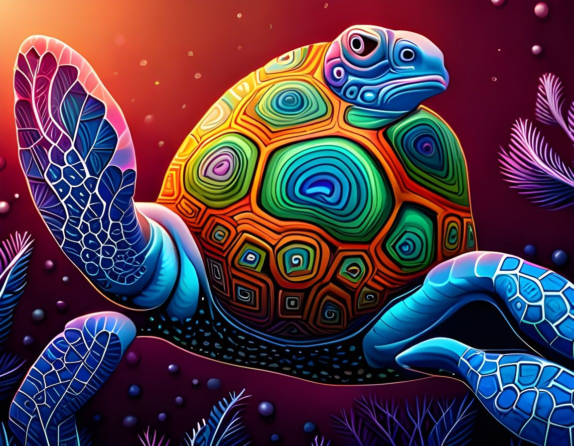 I Like Turtles - AI Generated Artwork - NightCafe Creator