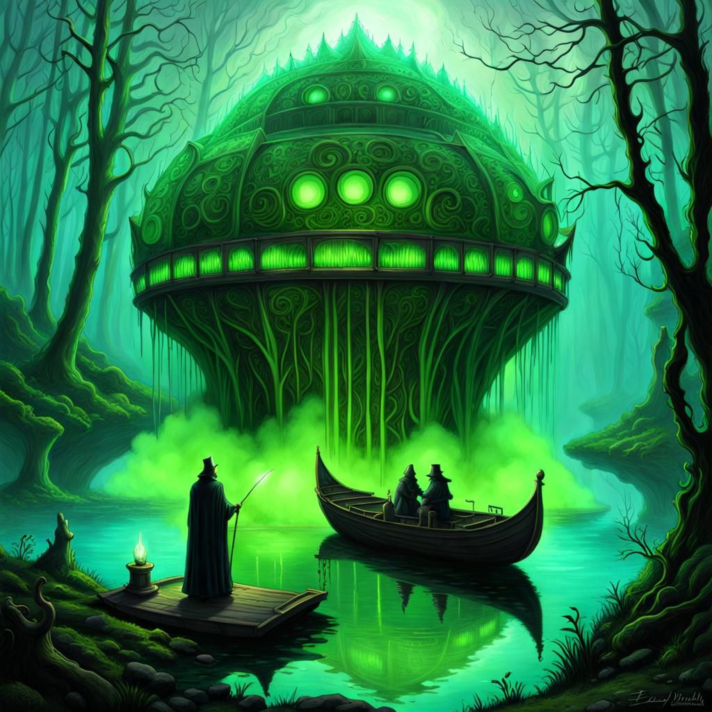 fluffy floofy friendly "Ghostly wraith" Deadly_green_gas_fog_floating ...