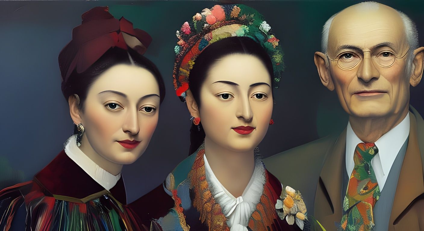 Family Portrait - AI Generated Artwork - NightCafe Creator