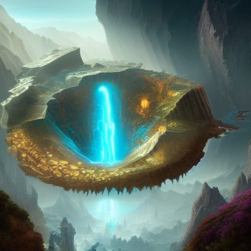 hollow earth theory - AI Generated Artwork - NightCafe Creator
