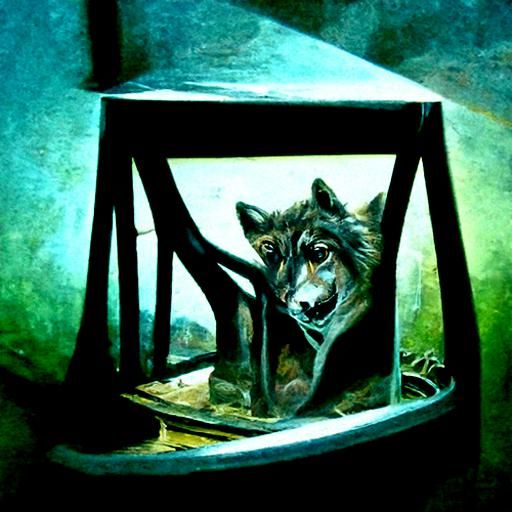 inbred wolf - AI Generated Artwork - NightCafe Creator
