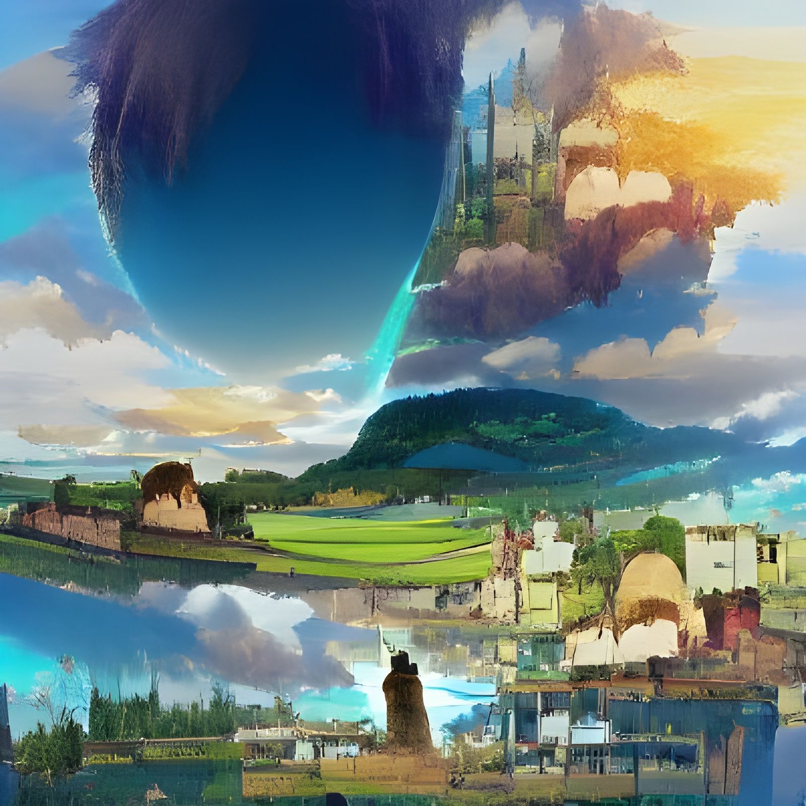 Distorted world - AI Generated Artwork - NightCafe Creator