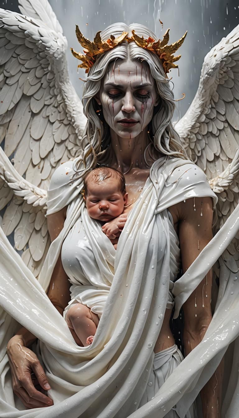mother angel - AI Generated Artwork - NightCafe Creator