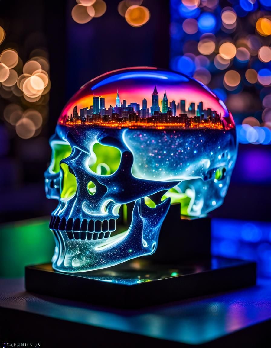 Skull - AI Generated Artwork - NightCafe Creator