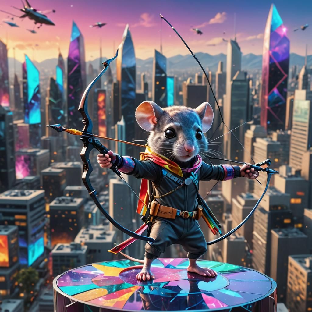 Hawkeye mouse - AI Generated Artwork - NightCafe Creator