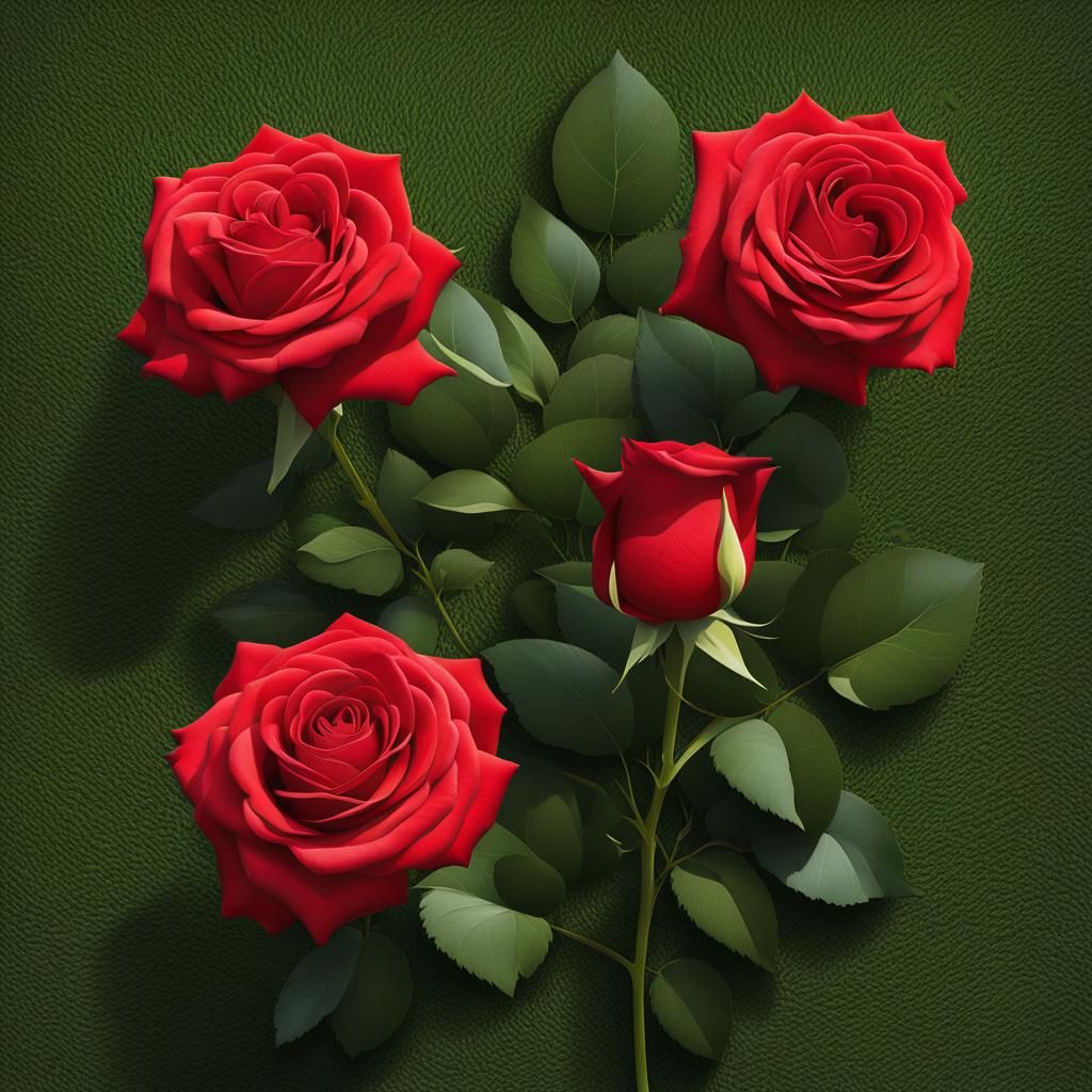 Roses v.1 - AI Generated Artwork - NightCafe Creator