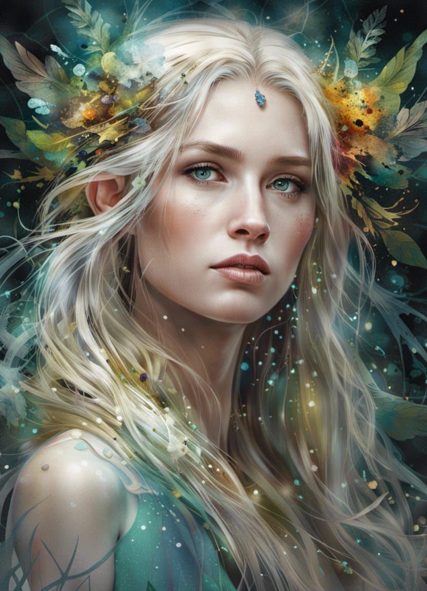 Elf Goddess - Collection - AI Generated Artwork - NightCafe Creator