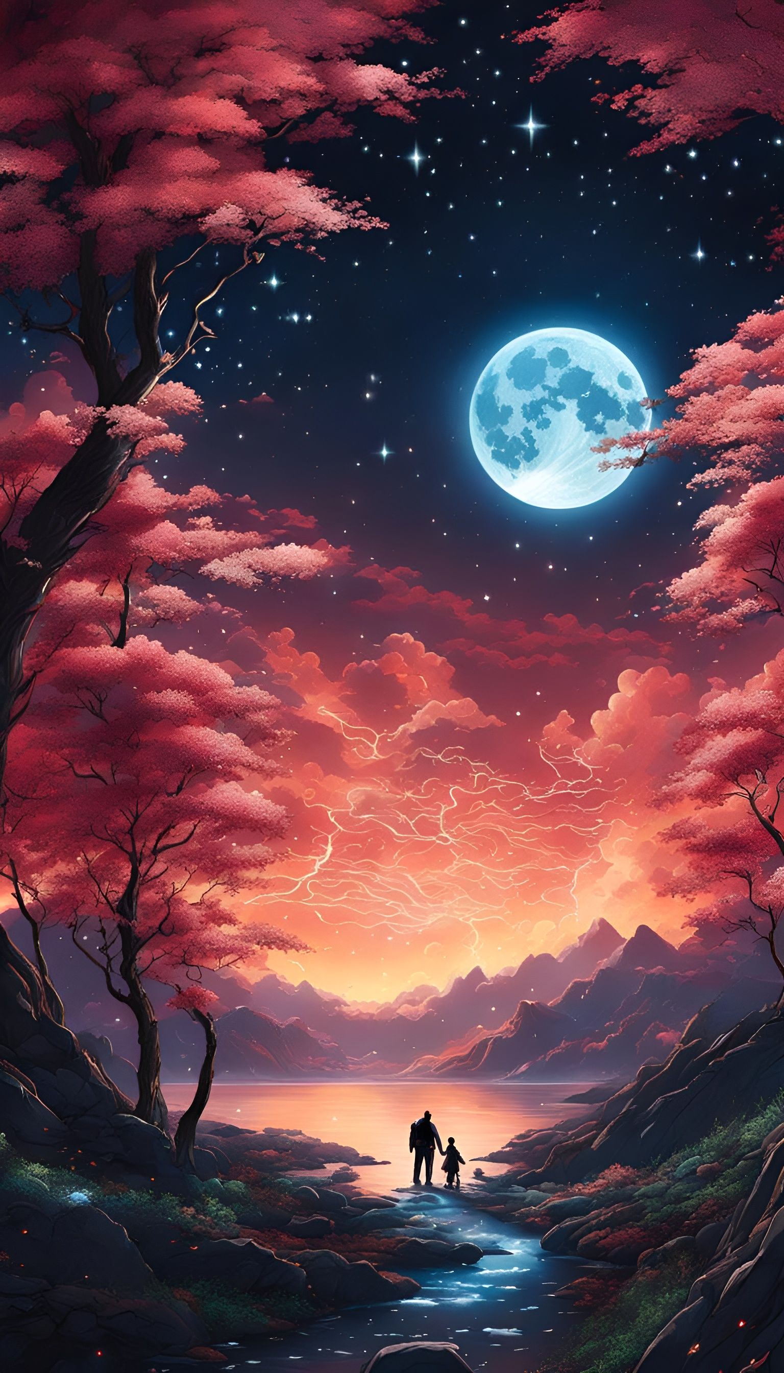 A Nightsky to remember - AI Generated Artwork - NightCafe Creator