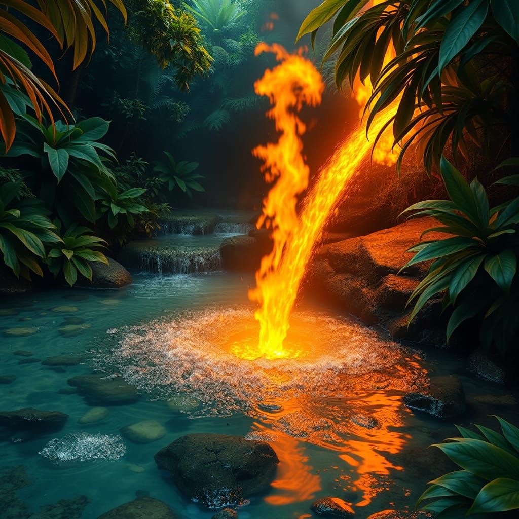 The Eternal Fire Springs of the Tropics