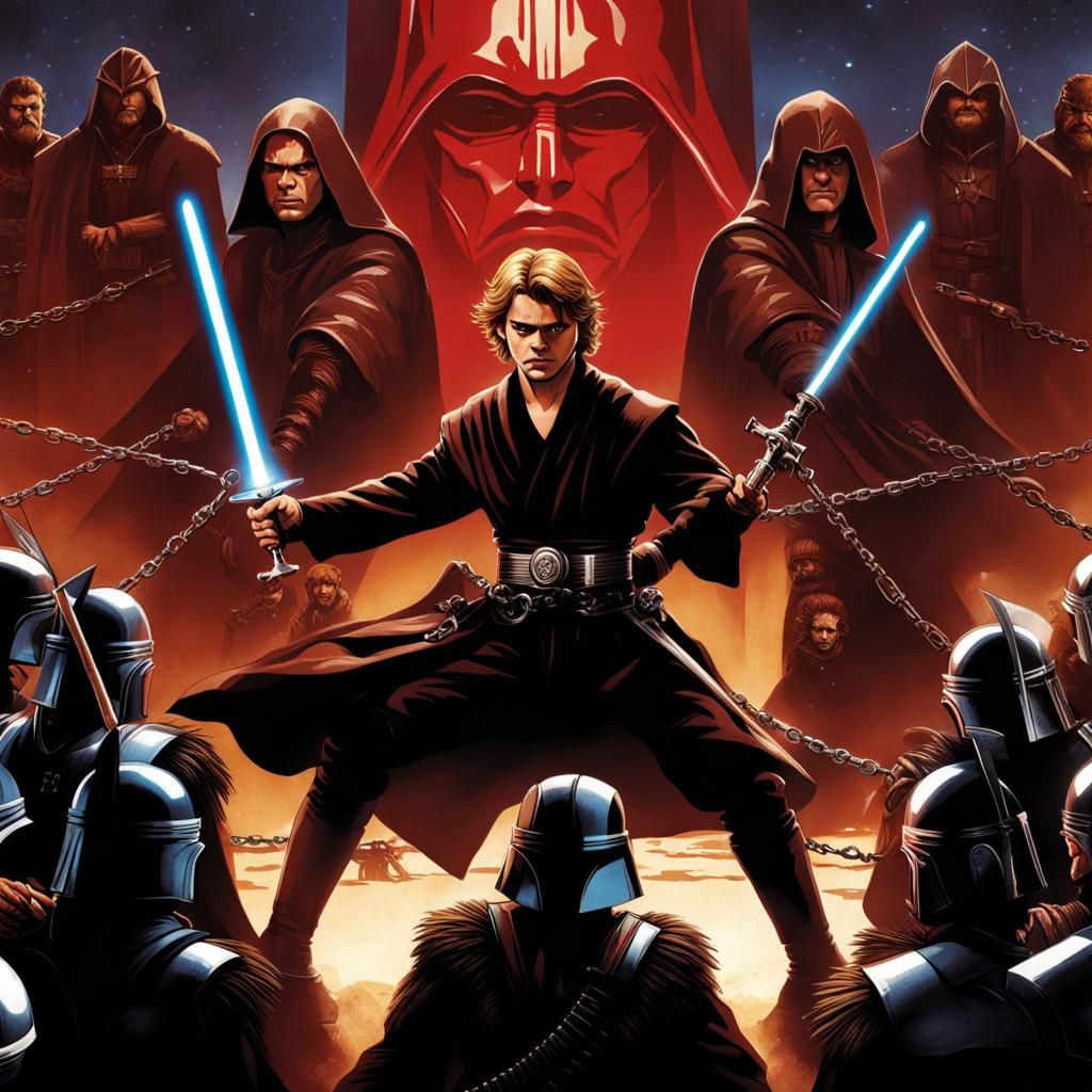 Skywalker Chained - AI Generated Artwork - NightCafe Creator
