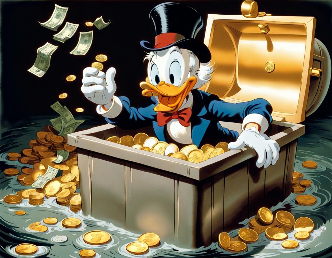 Scrooge McDuck - This icon has been with me all my life - AI Generated ...