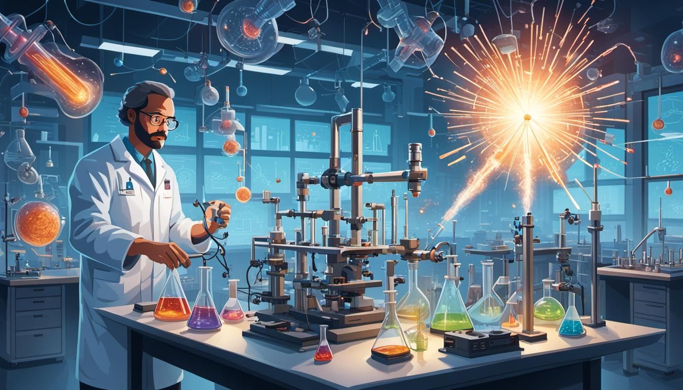 a scientist conducting a groundbreaking experiment - AI Generated ...