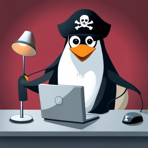 Linux Penguin, the Software Pirate - AI Generated Artwork - NightCafe ...