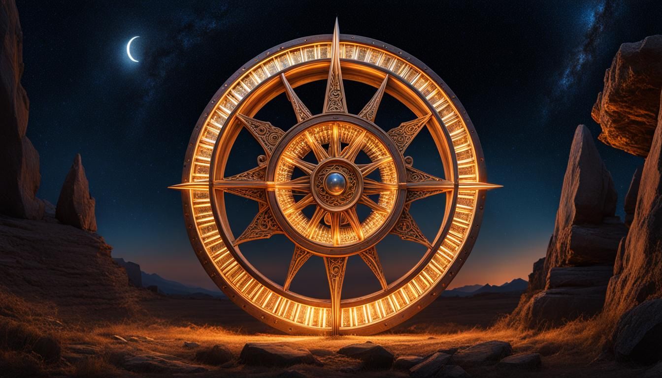 Wheel Within a Wheel - AI Generated Artwork - NightCafe Creator