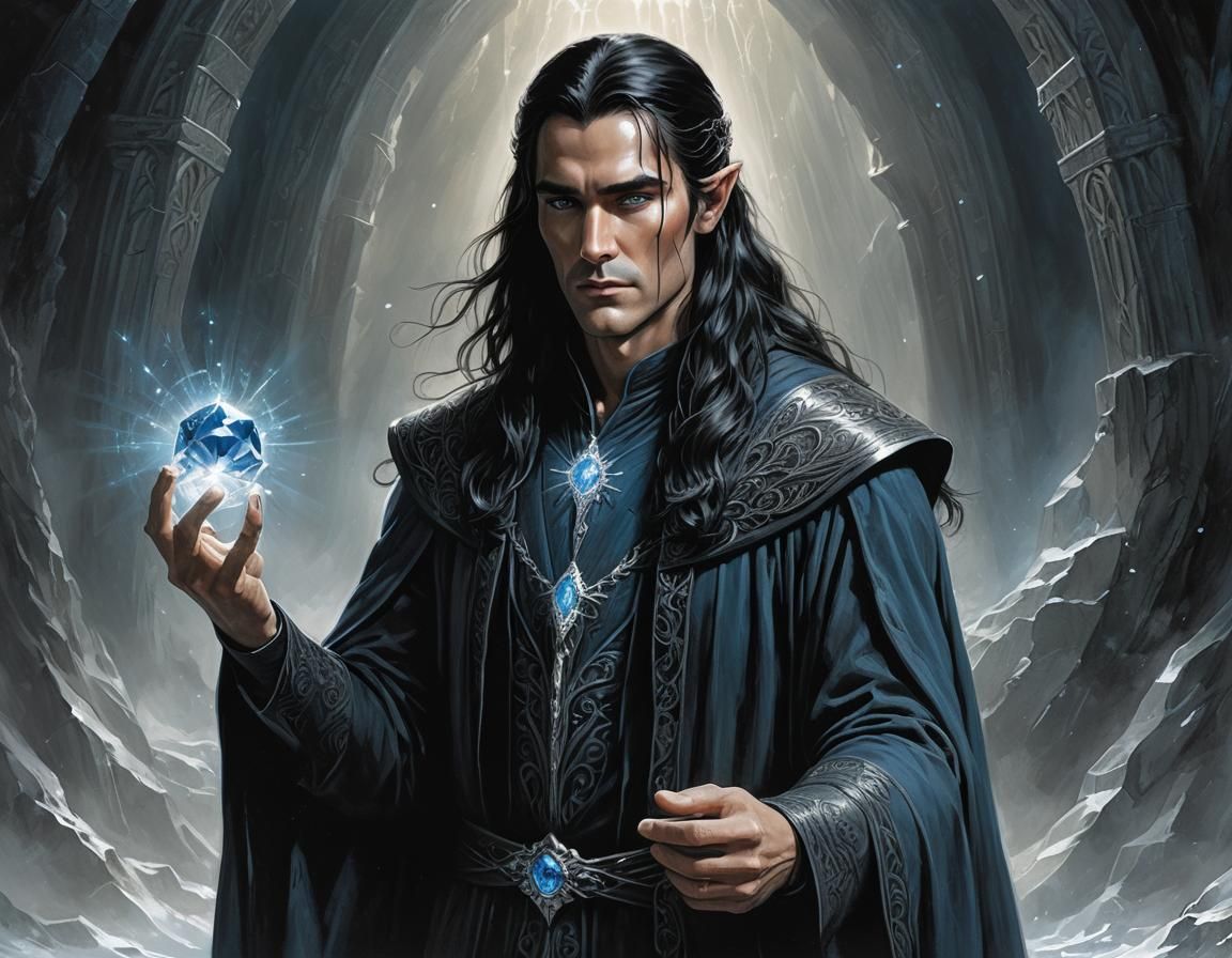 Fëanor creating the silmarils - AI Generated Artwork - NightCafe Creator
