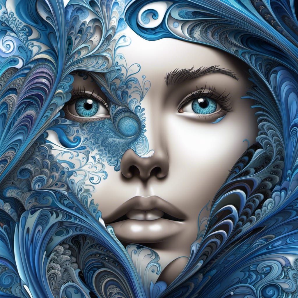 My Blue World All Is Blue AI Generated Artwork NightCafe Creator my-blue-world-all-is-blue-ai-generated-artwork-nightcafe-creator