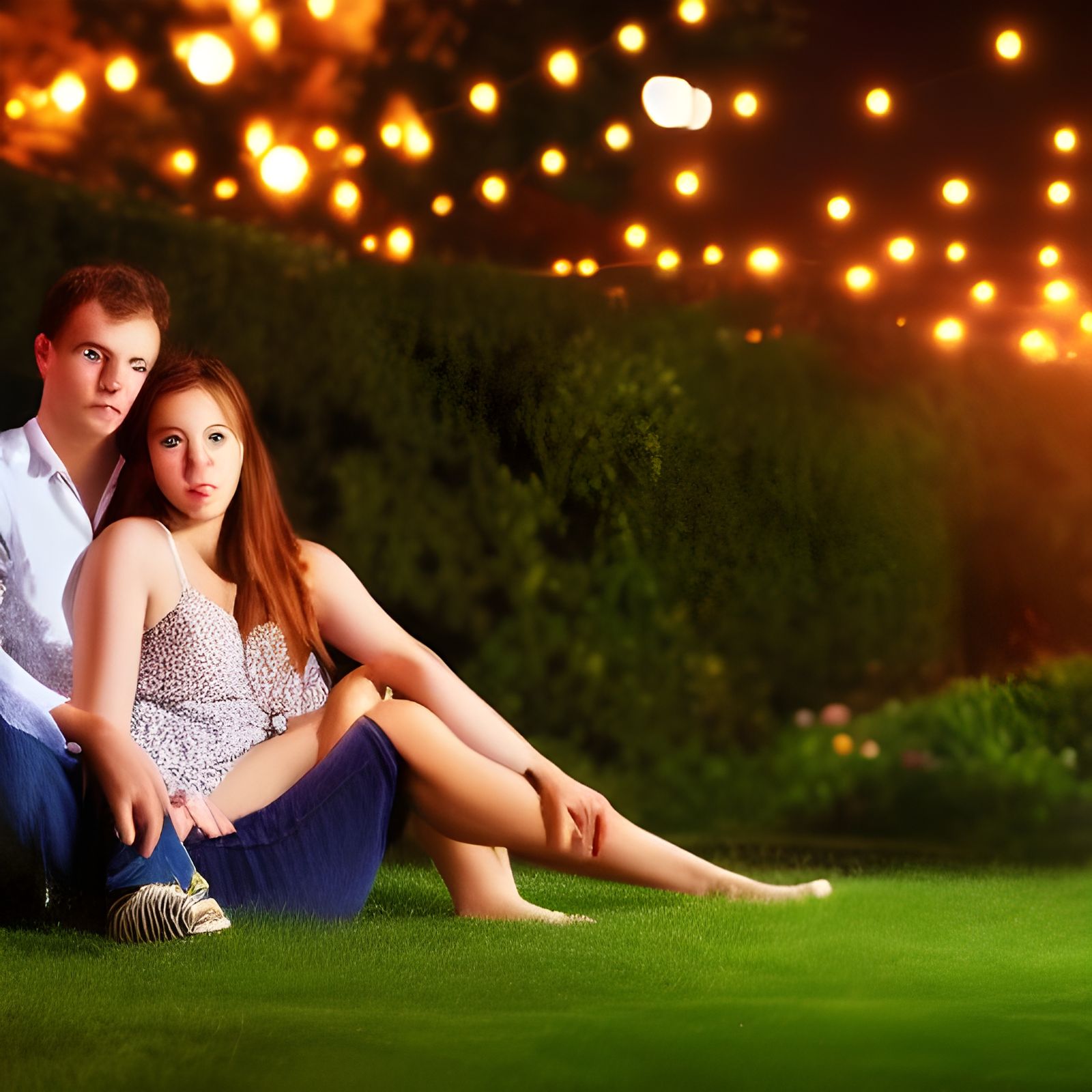 Lovers In The Garden Ai Generated Artwork Nightcafe Creator