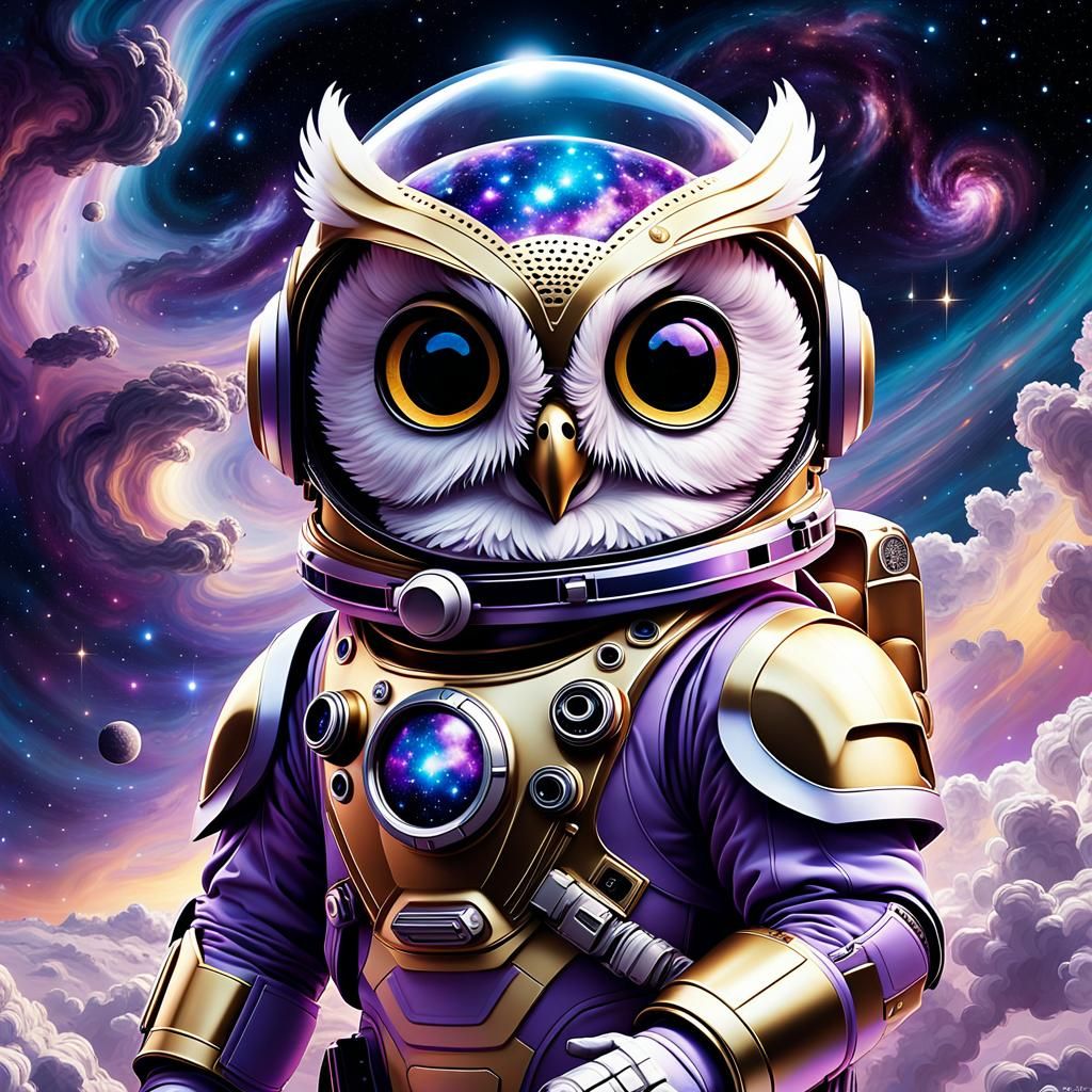 Super-star-owl - AI Generated Artwork - NightCafe Creator