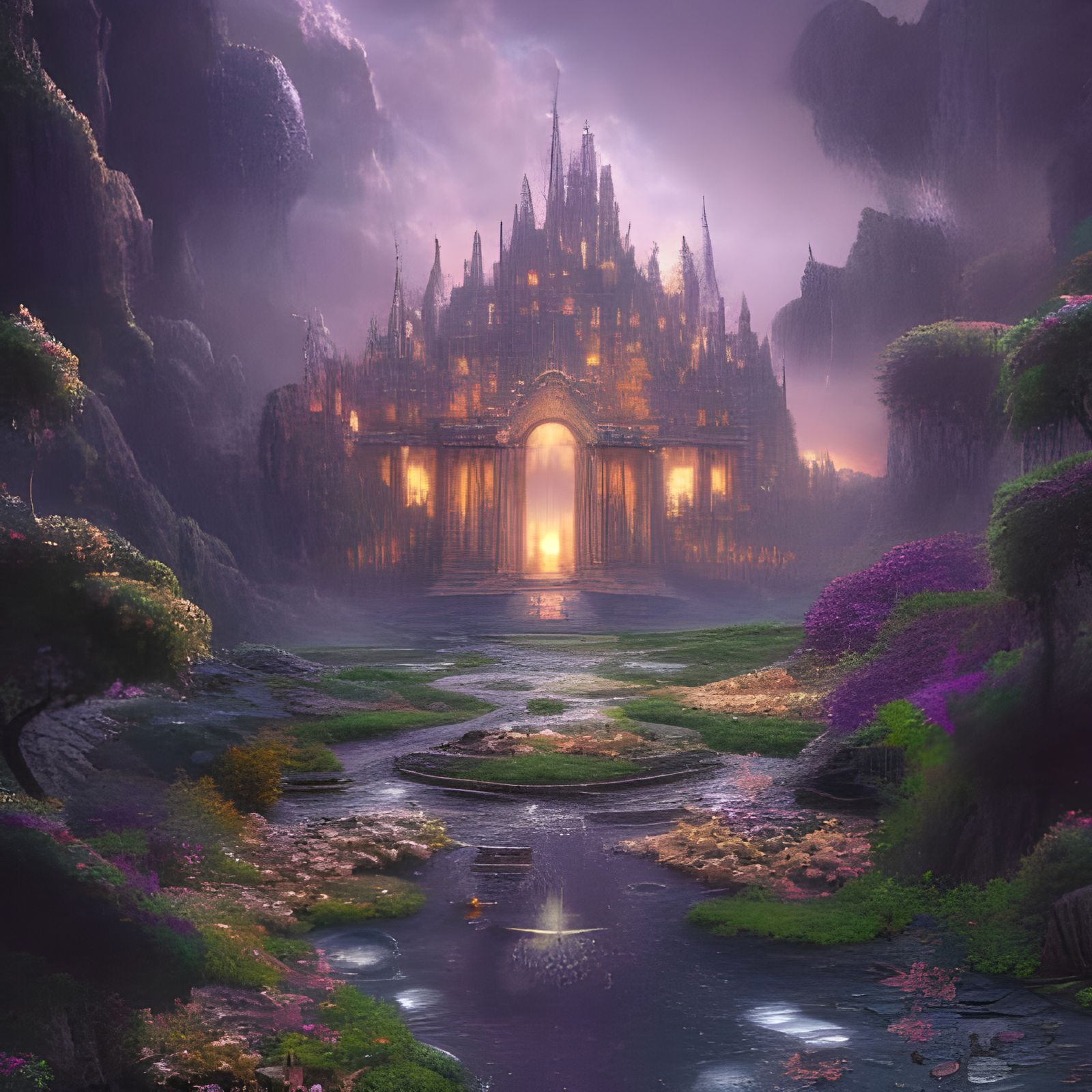 the castle - AI Generated Artwork - NightCafe Creator