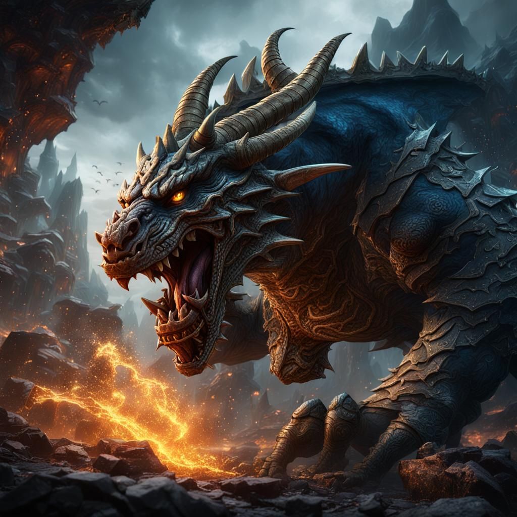 Dragzilla - AI Generated Artwork - NightCafe Creator