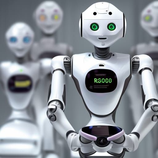 Year 2400 latest robots are being assembled with latest capabilities ...