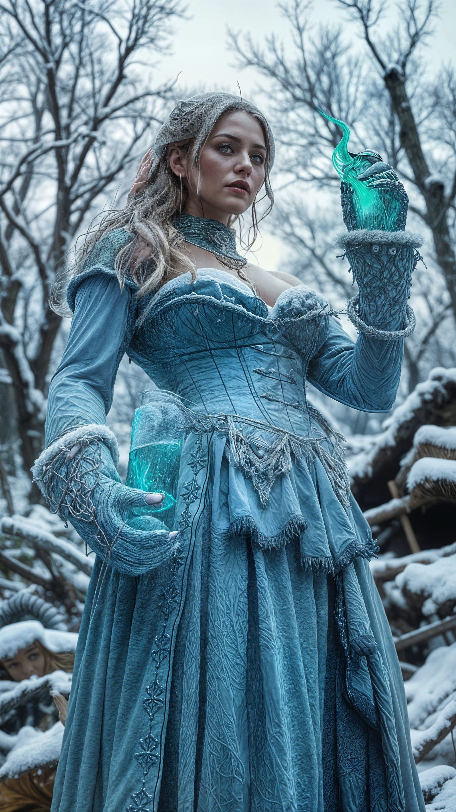 A snow witch is preparing to challenge the post-apocalyptic winter