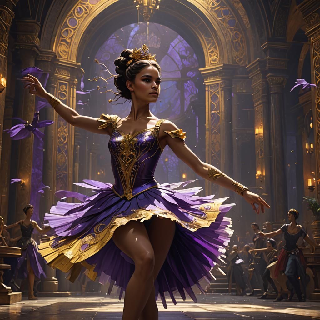 Isabela Merced as a ballerina - AI Generated Artwork - NightCafe Creator