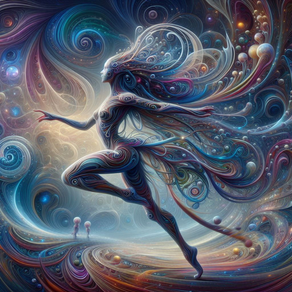 Alien dancer - AI Generated Artwork - NightCafe Creator