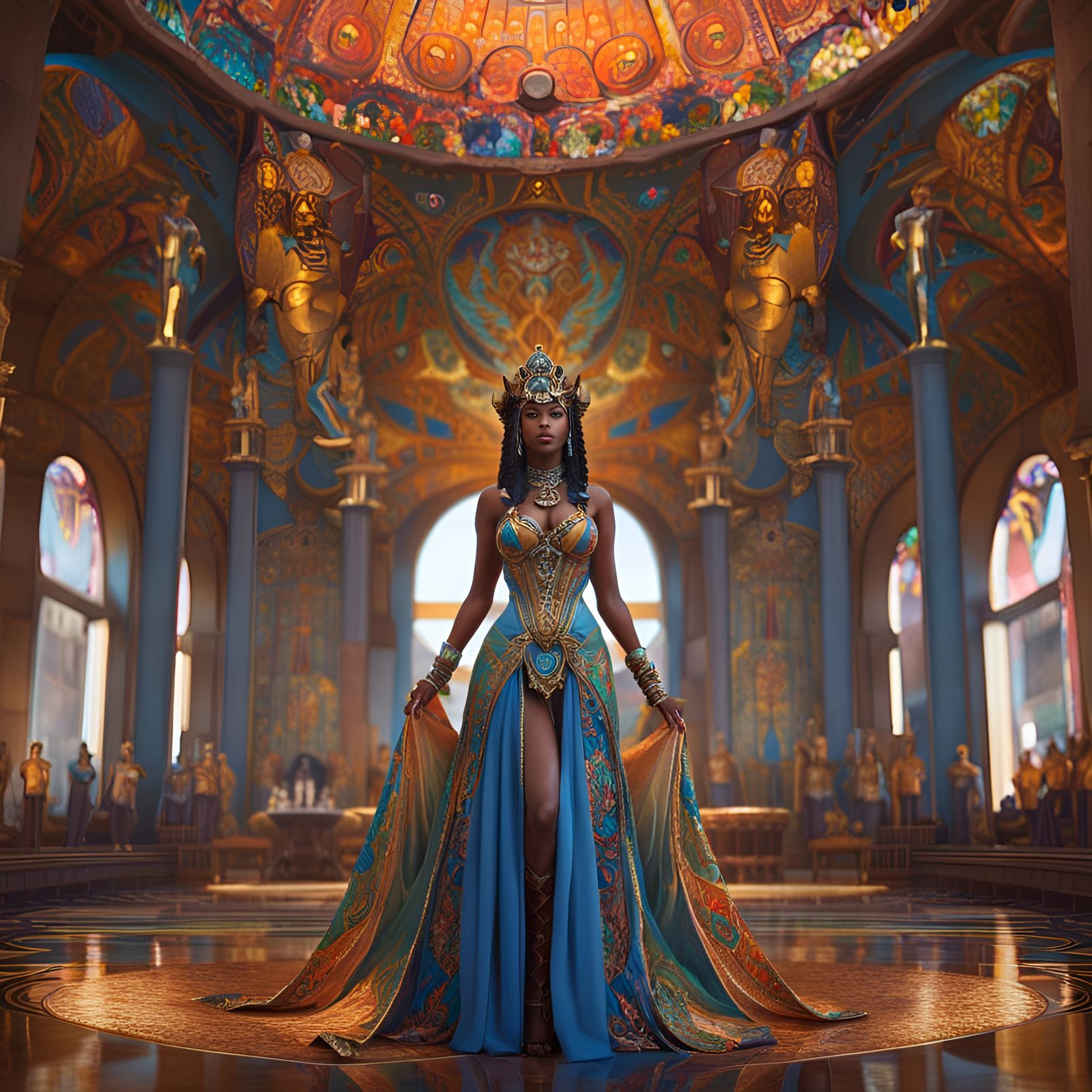 Phammera, Goddess Of Order - AI Generated Artwork - NightCafe Creator