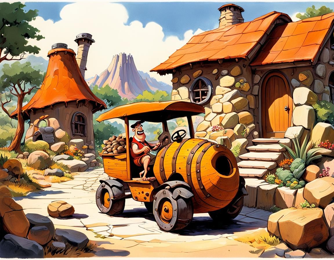 Flintmobile Juggernaut XL - AI Generated Artwork - NightCafe Creator