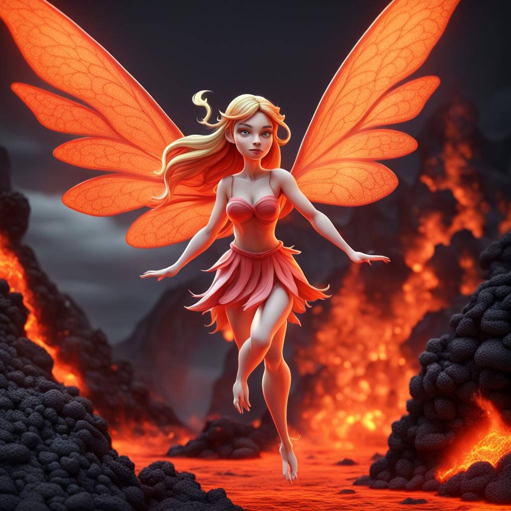 El hada del lado oscuro - AI Generated Artwork - NightCafe Creator