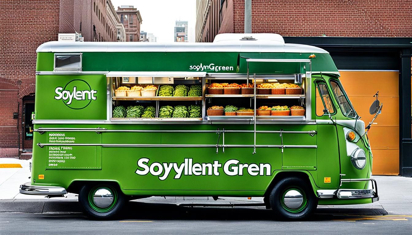 Soylent green food truck - AI Generated Artwork - NightCafe Creator