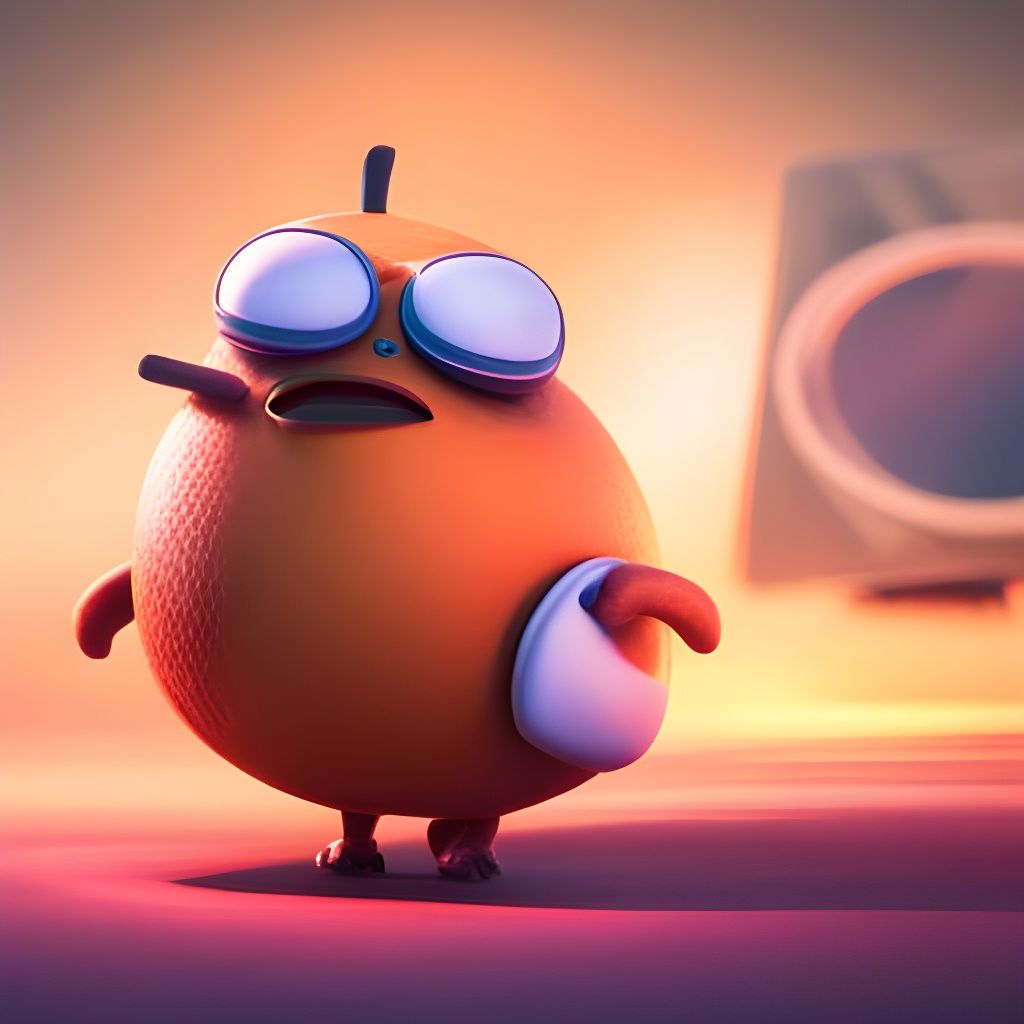 Whacked is the new orange! - AI Generated Artwork - NightCafe Creator