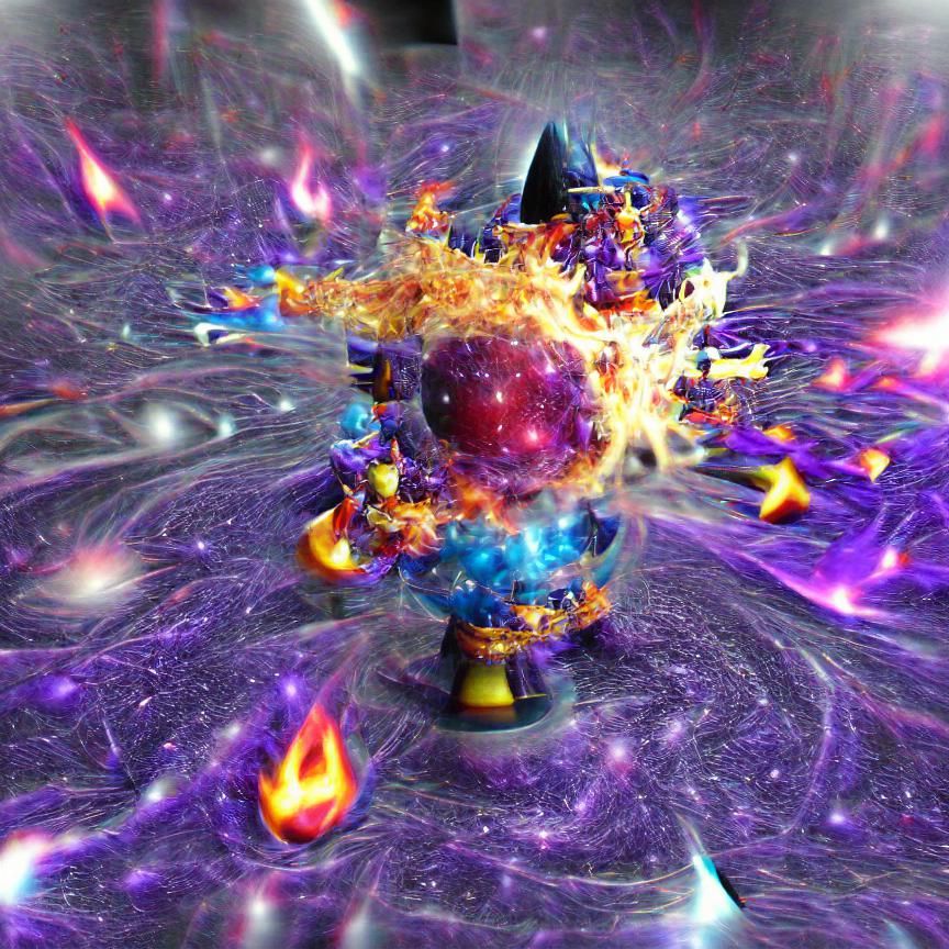Arcane explosion in the universe 3d - AI Generated Artwork - NightCafe ...