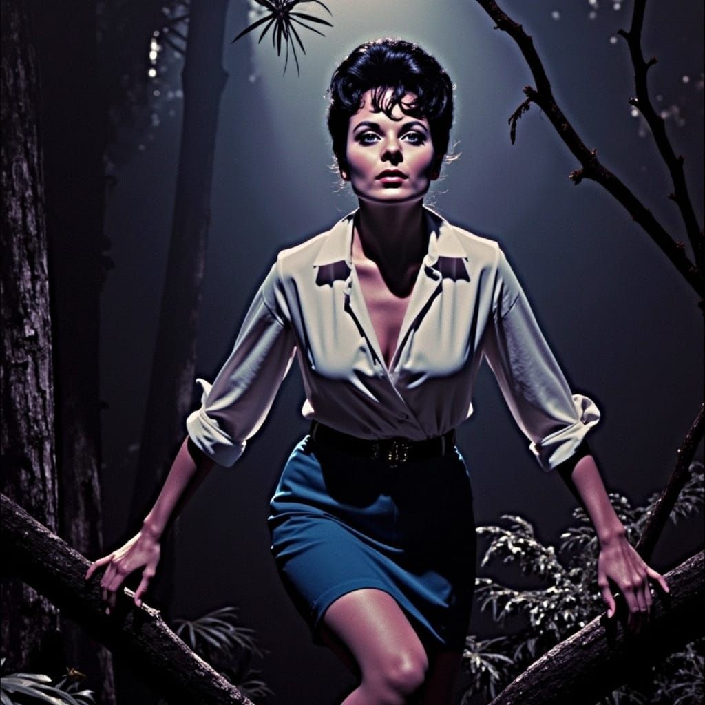 Diane Finds Good Portrait Lighting in the Jungle