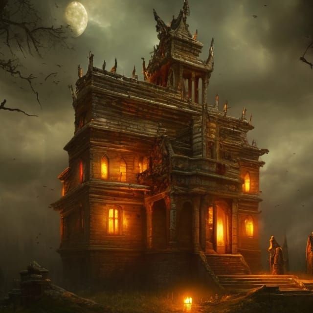 Temple of Satan - AI Generated Artwork - NightCafe Creator