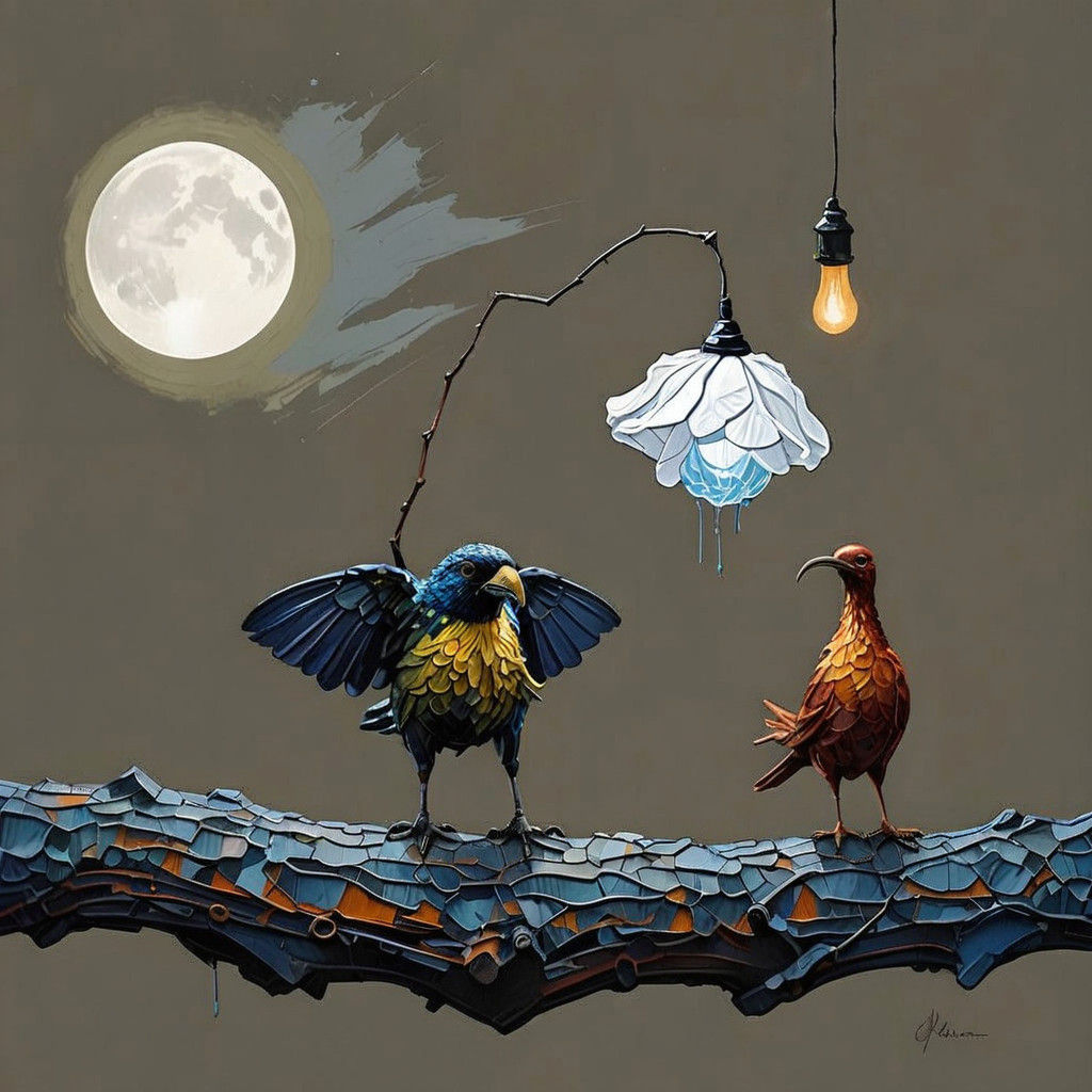 Yellow bellied blue-tooth arguing with an amber pokey mon-duck under a ...