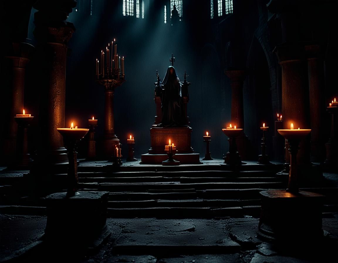 dark altar - AI Generated Artwork - NightCafe Creator