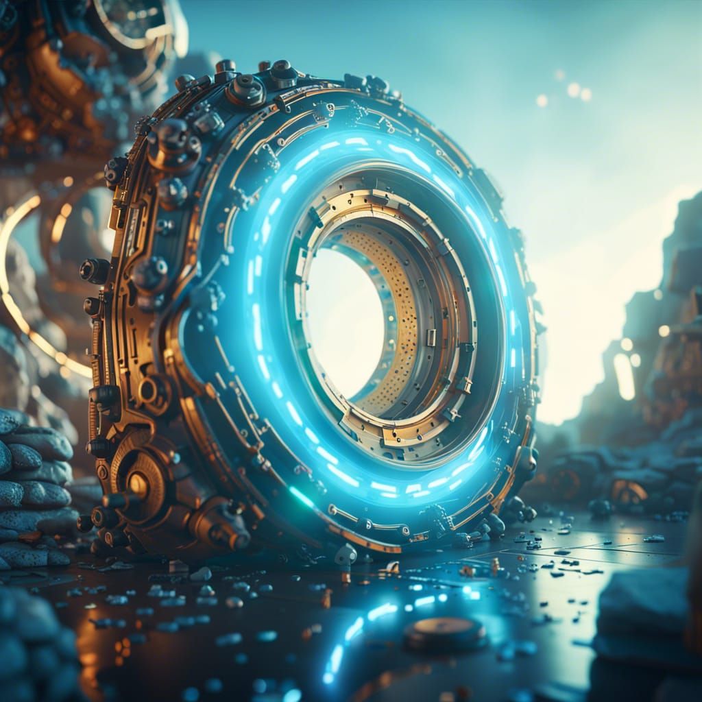 The Portal Machine - AI Generated Artwork - NightCafe Creator