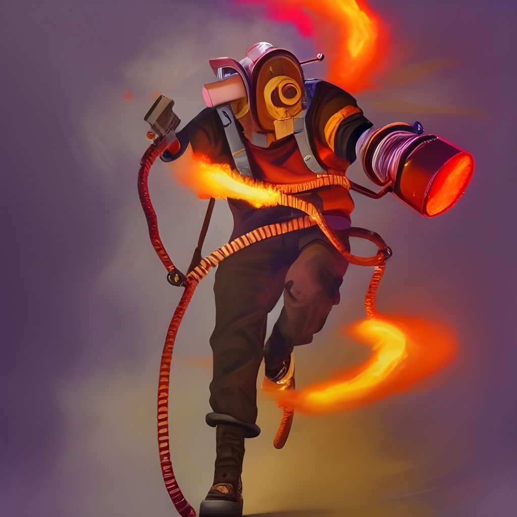 Pyro by TF2 ! - AI Generated Artwork - NightCafe Creator
