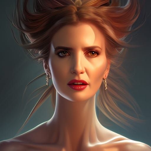 Zuul possesses Ivanka Trump - AI Generated Artwork - NightCafe Creator