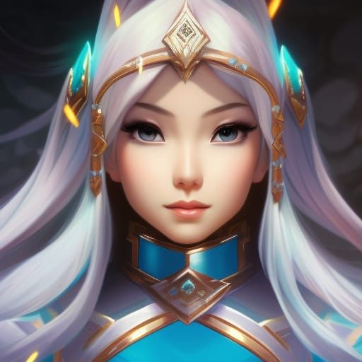 Female Mage Portrait - AI Generated Artwork - NightCafe Creator