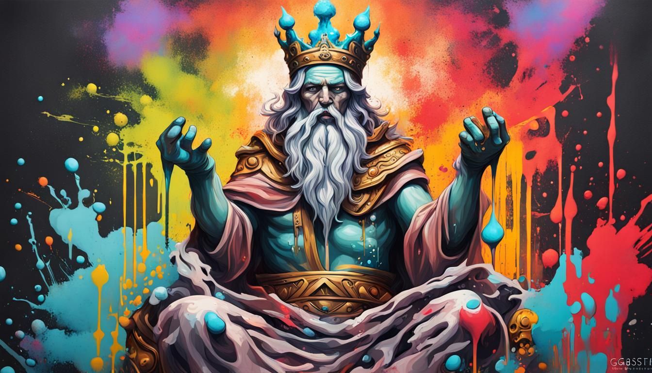 God King Emaldin Neutral God of Balance - AI Generated Artwork ...