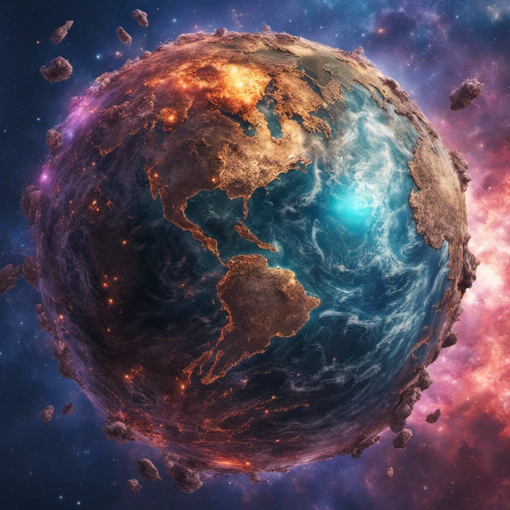 A dystopic earth vs climate change - AI Generated Artwork - NightCafe ...