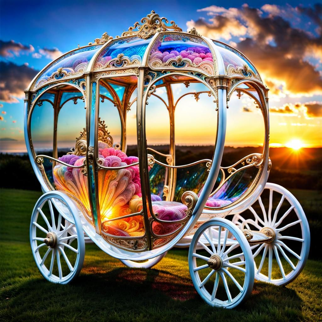Magical Carriage II - AI Generated Artwork - NightCafe Creator