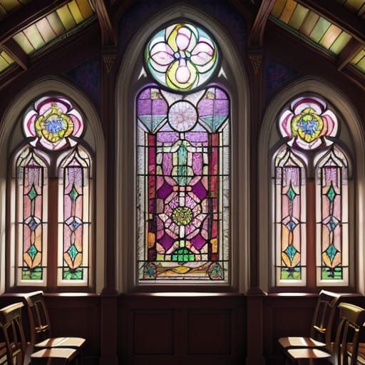 Stained Glass/Visiting Hall - Stained Glass/Visiting Hall