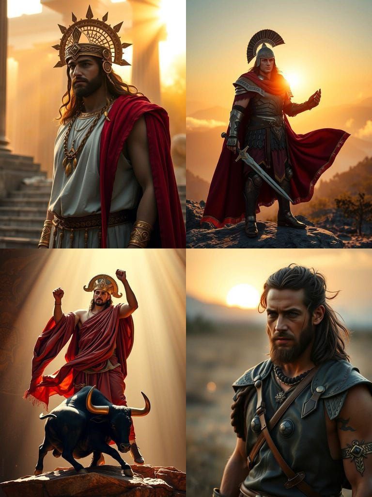 Mithras, the Morning God, in Hyperdetailed Volumet... - AI Art