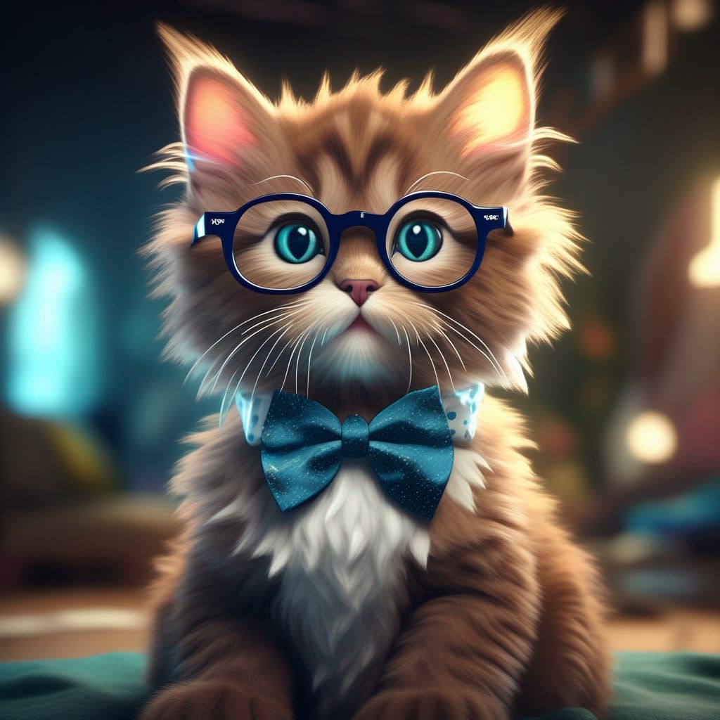 Professor Paws - AI Generated Artwork - NightCafe Creator
